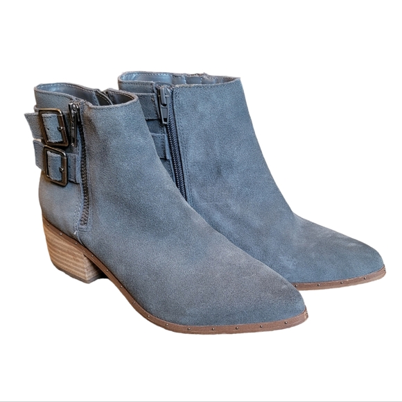 Bleecker & Bond | Shoes | Bleecker Bond Georgia Suede Leather Bootie ...